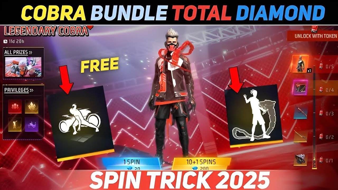 Cobra Bundle Return Event | free fire: new event | ff new event | new ...