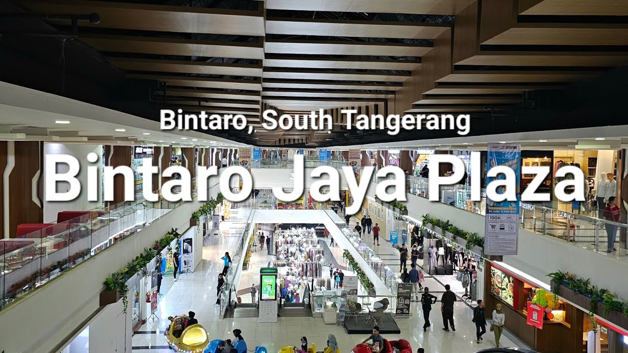 [4K] Wander in Indoor Mall, Bintaro Jaya Plaza - YouTube