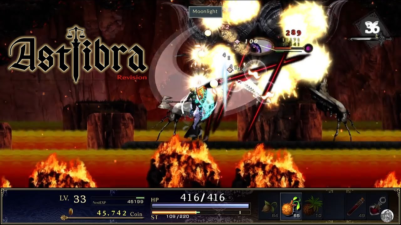 ASTLIBRA Revision Boss Highlights 6 - Hard - How to beat God of Fire ...