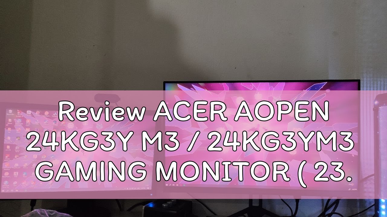 Review ACER AOPEN 24KG3Y M3 / 24KG3YM3 GAMING MONITOR ( 23.8" IPS FHD / 0.5MS / 180HZ / AMD ...