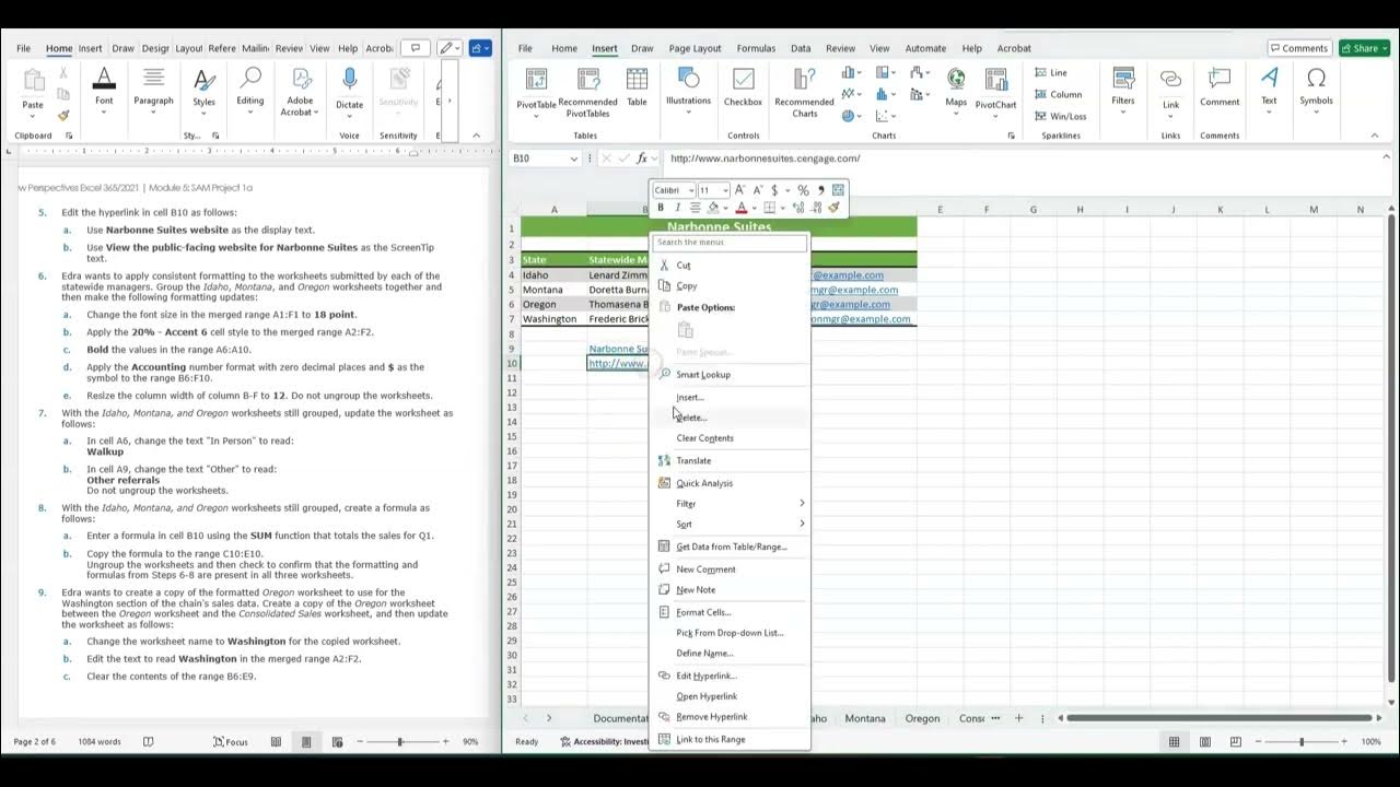 New perspectives Excel 3652019 Module 5 SAM Project 1a |Narbonne Suites ...