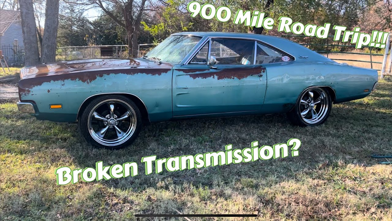 900 Mile Road Trip in our 1969 Dodge Charger!!! Part 1 - YouTube