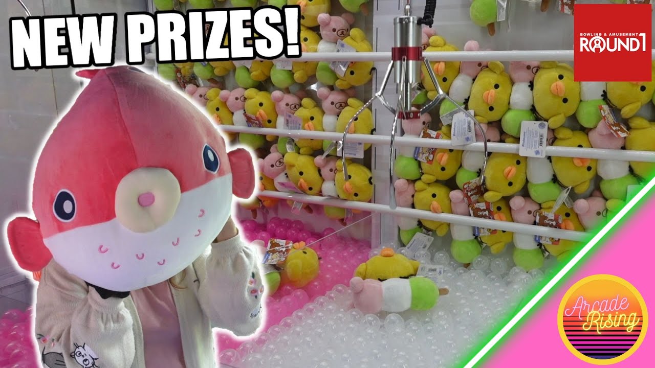 HUGE NEW PRIZE WINS! 🧙 Claw Machine Magic at Round 1! - YouTube