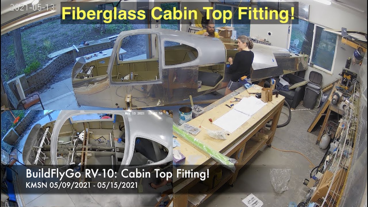 RV-10 Build: 05/15/2021 - Cabin Top Fitting - YouTube