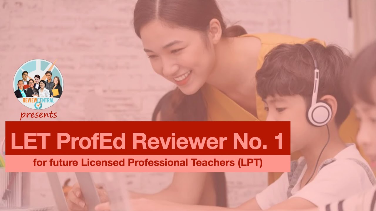 LET Professional Education Reviewer No. 1 | #reviewcentral #let #lept # ...