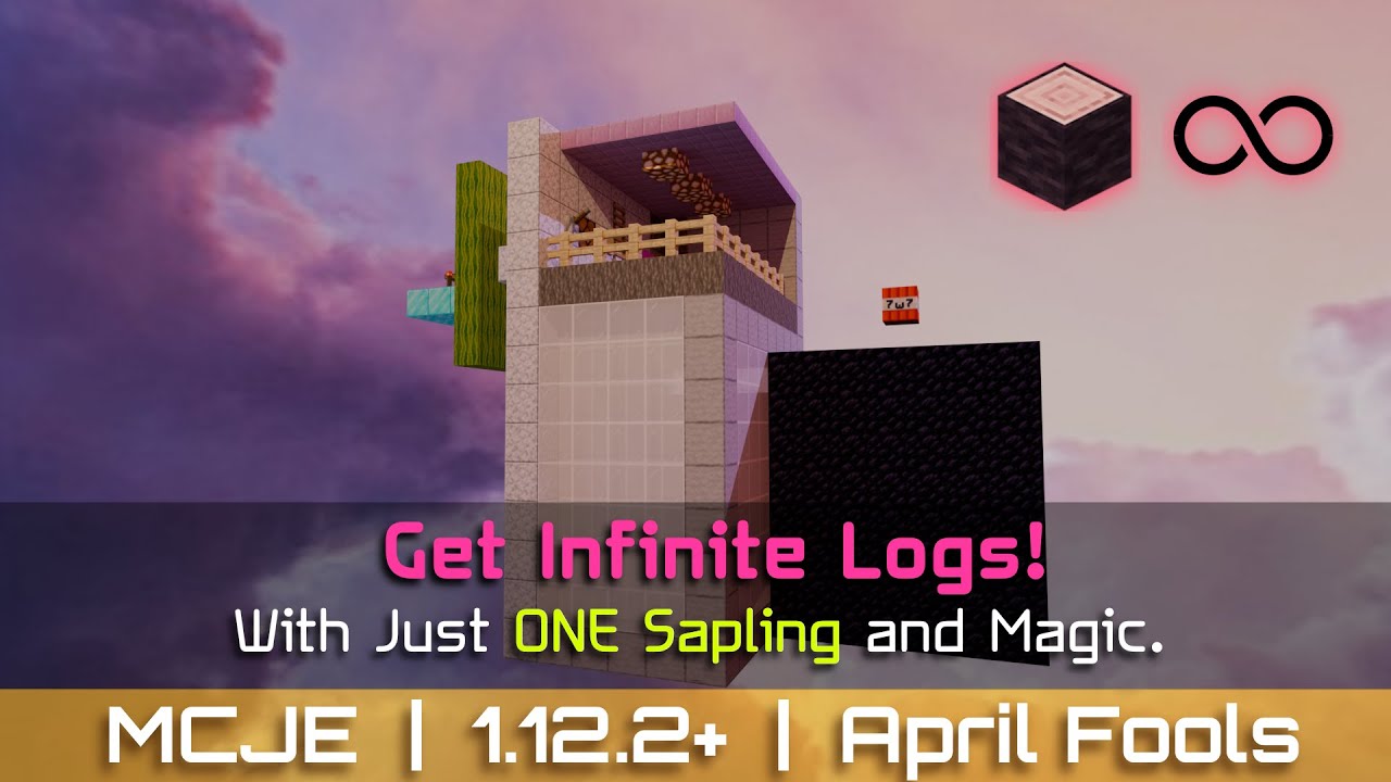 Get INFINITE Logs with just ONE Sapling 一 [ 1.12.2 - 1.19.1 ] - YouTube