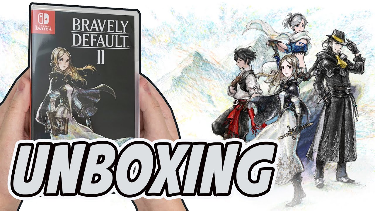 Bravely Default II (Nintendo Switch) Unboxing - YouTube