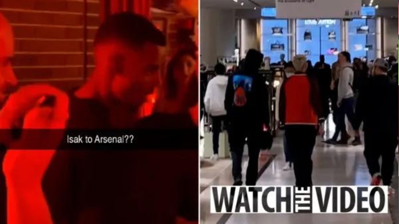 Breaking News! Alexander Isak Spotted At Arsenal Ahead Of Summer Move ...