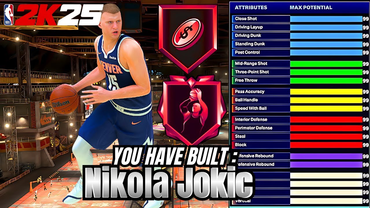 NIKOLA JOKIC BUILD ON NBA 2K25 !! - YouTube