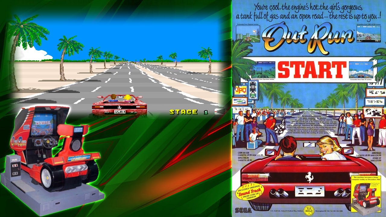 Gameplay - OutRun (Arcade) (FinalBurn Neo) - YouTube