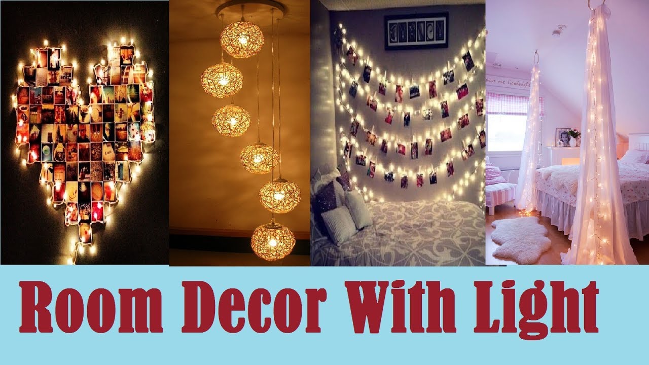 Best room decoration with lights//latest home decor ideas and ...