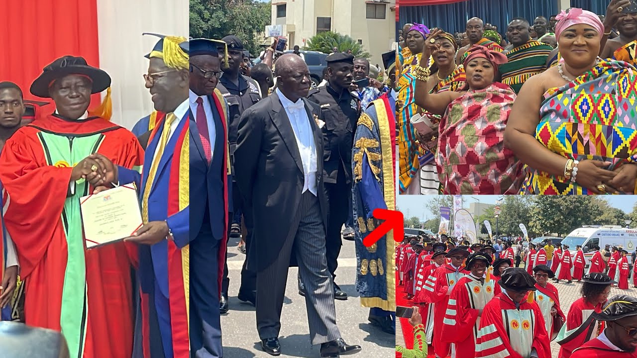 Wow😱Otumfuo Osei Tutu finally receives his Doctrate degree from the ...