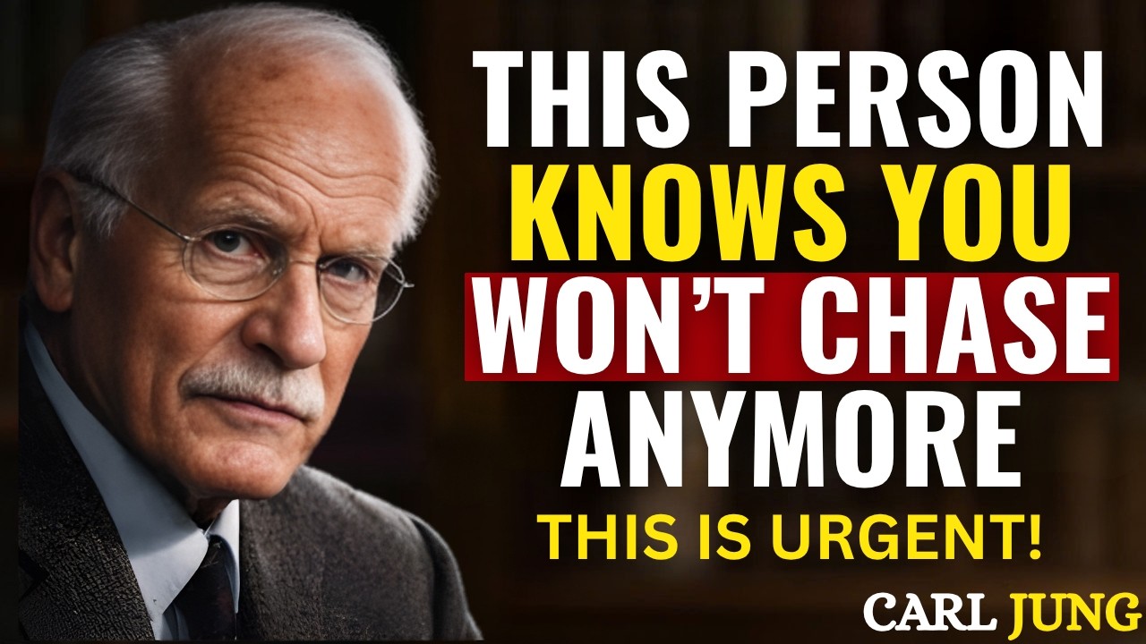 Carl Jung - This Person Just Realized You Stopped Chasing and Here's ...