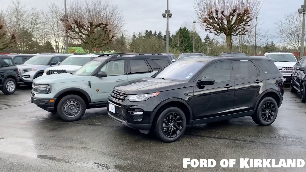 2021 Bronco Sport vs 2017 Land Rover Discovery - YouTube