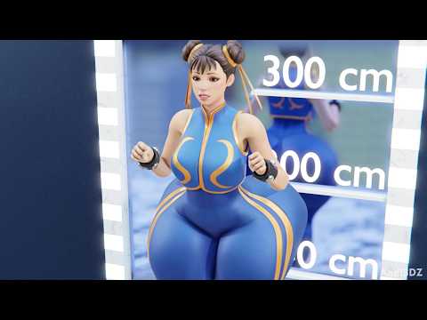 Chun Li Giantess Expansion (Reupload)