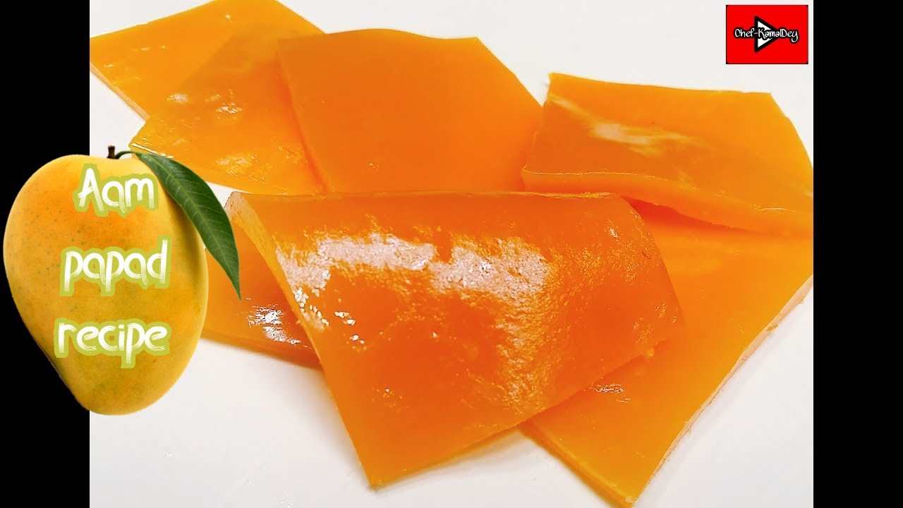 Aam papad recipe ⁄ आम पापड़ बनाने का सबसे आसान तरीका। CHEF-Kamal Dey ...