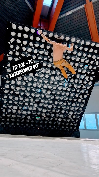 TIP TOE 7C (Kilterboard 40°) #bouldering #climbing #kilterboard - YouTube
