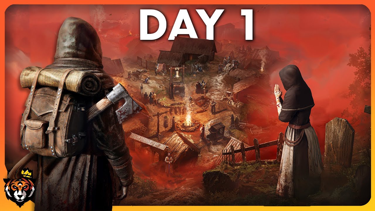 DAY 1 First Look at this NEW Medieval Plague Survival Game... - YouTube