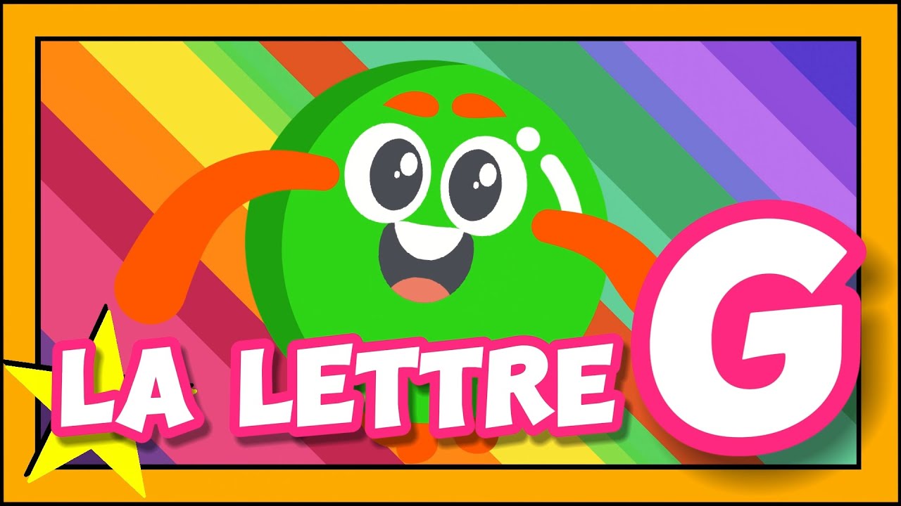 Apprendre la Lettre G facilement🐵⭐ Vidéo éducative pour les tout-petits - YouTube