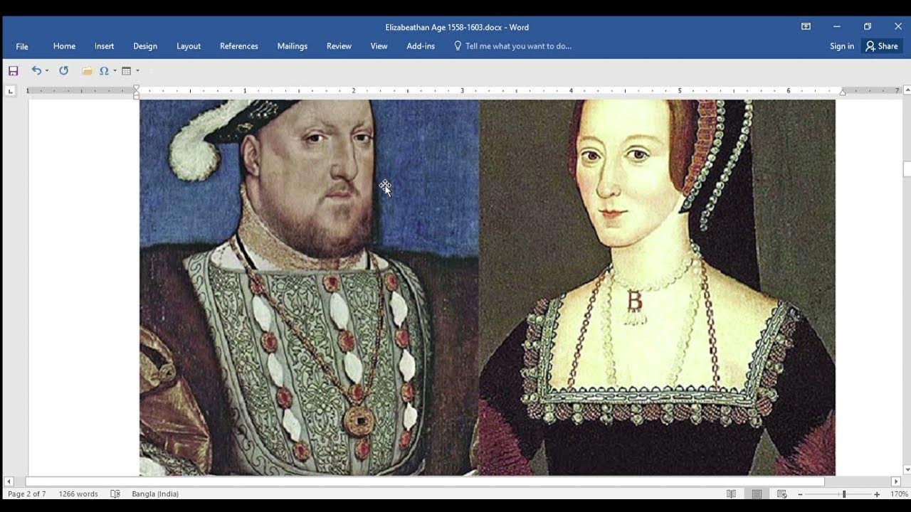 The Elizabethan Period-এলিজাবেথএন যুগ (১৫৫৮-১৬০৩) The Renaissance ...