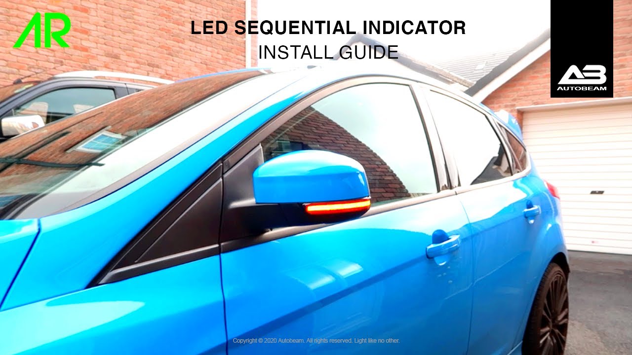 NEW AUTOBEAM LED SEQUENTIAL | STATIC INDICATOR UNIT INSTALL & GIVEAWAY ...