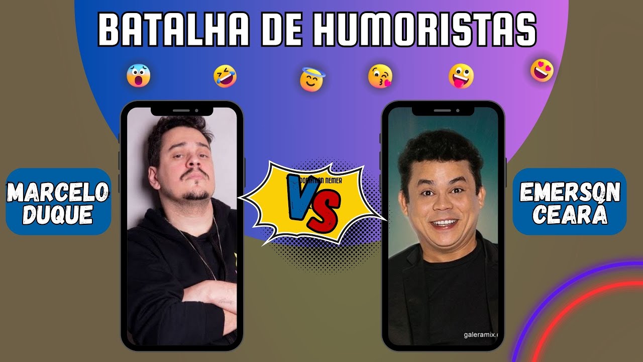 EMERSON CEARÁ VS MARCELO DUQUE NA BATALHA DOS HUMORISTAS - YouTube