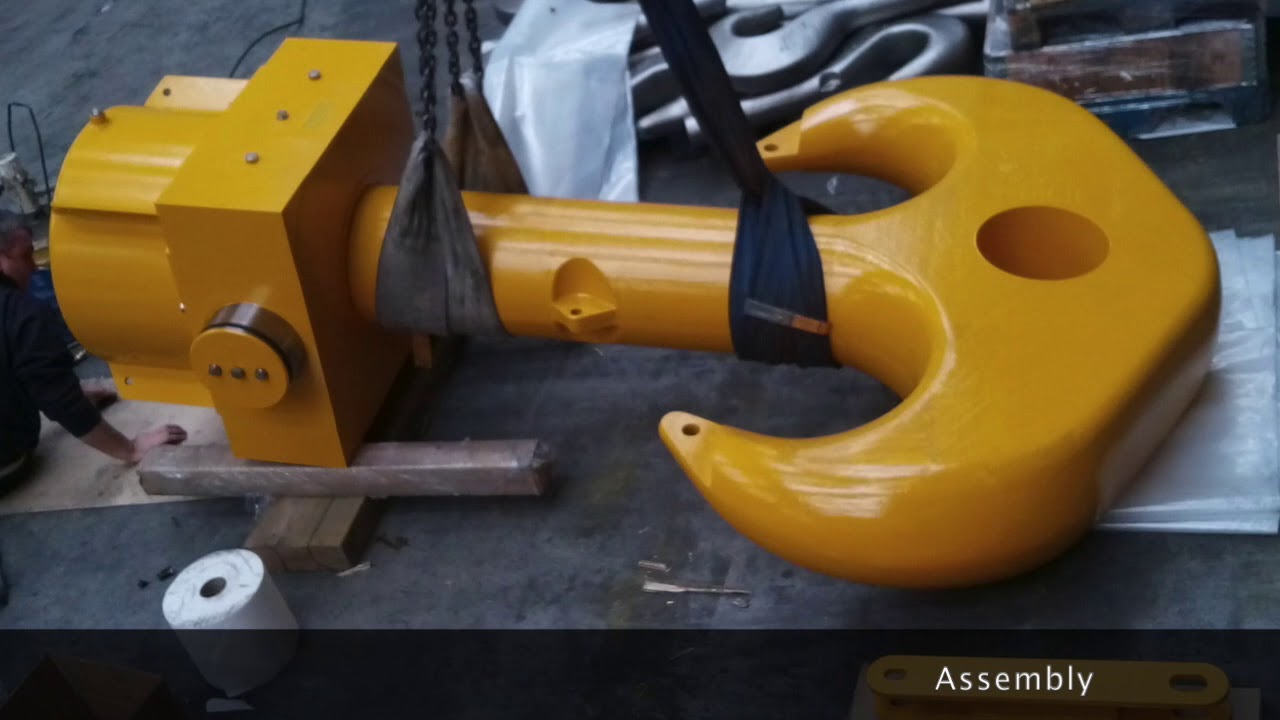 1000t Irizar Forge Hook Block - YouTube
