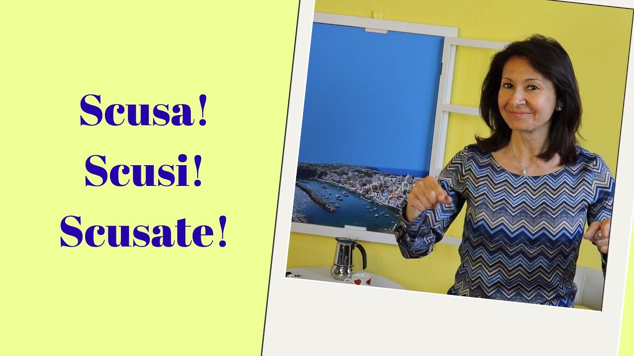 Scusa, scusi & scusate: wann benutze ich welche Form? - YouTube