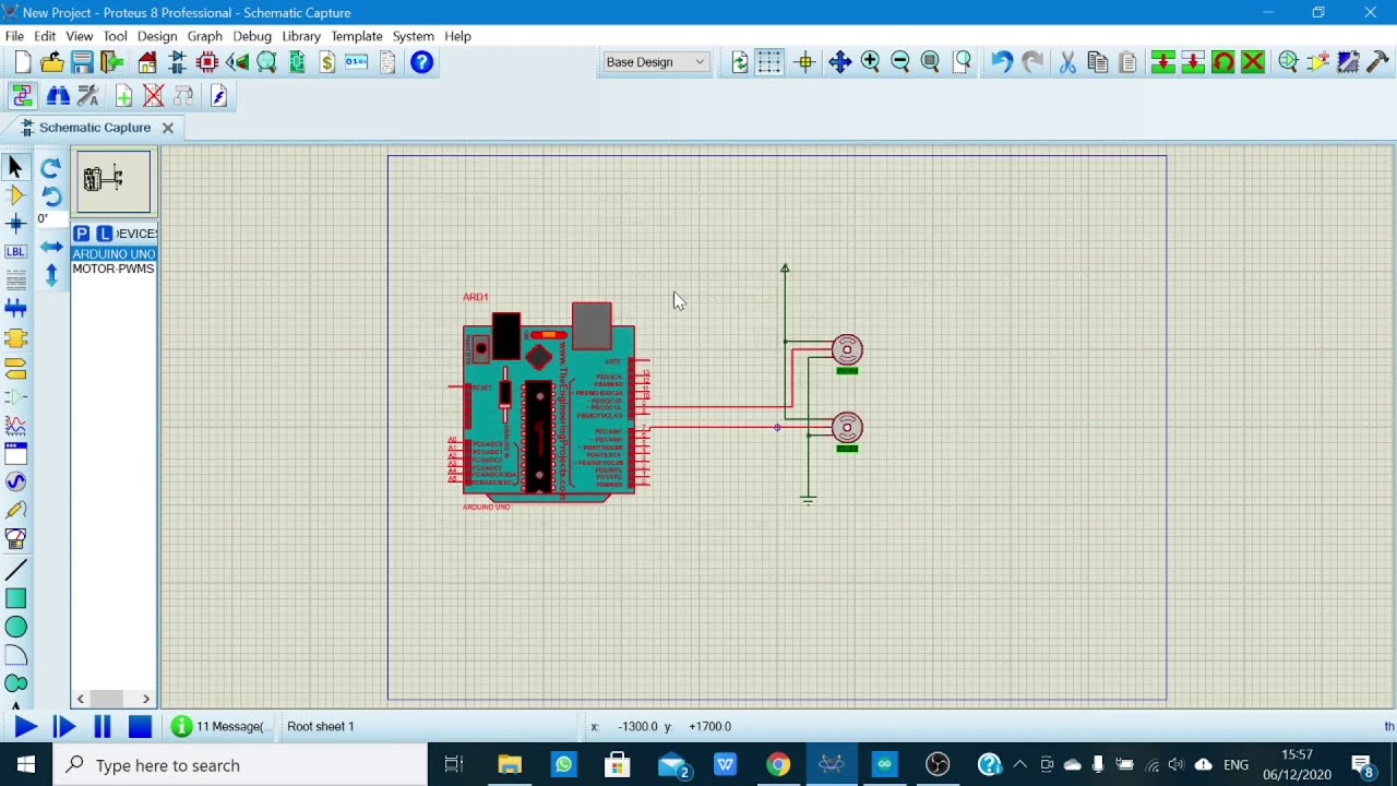 Dasar Kendali Motor Servo (Proteus 8) - YouTube