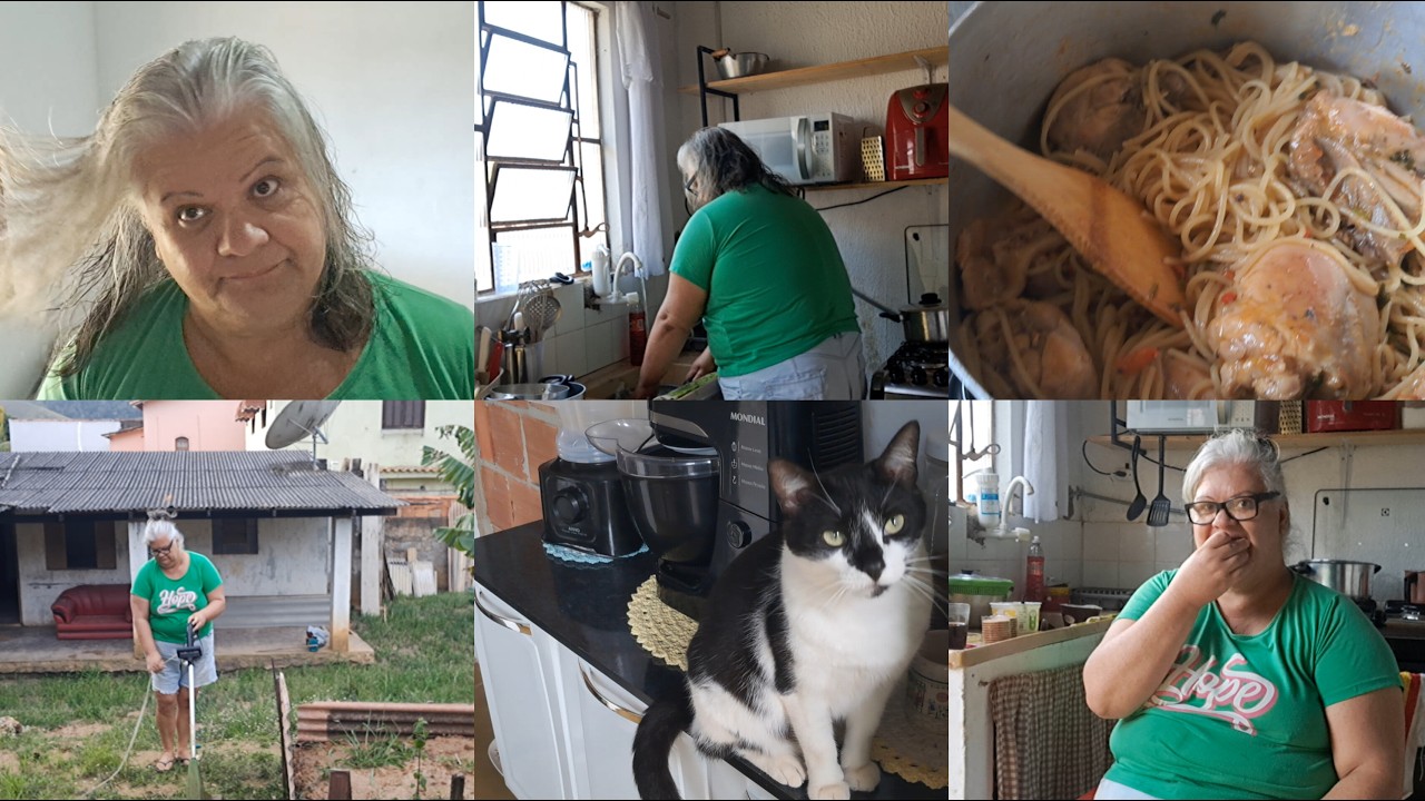 Ninguém imagina como está ventando hoje, quase me atrapalhou o vento ...