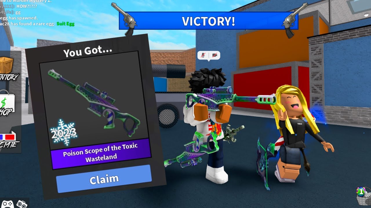 New POISON GINGER SCOPE In Murder Mystery 2! (MM2 MONTAGE) - YouTube