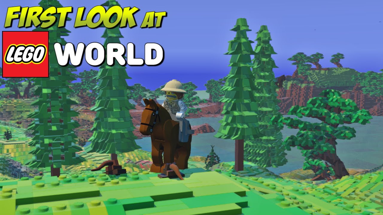 First Look at LEGO Worlds Beta LEGO'S ANSWER TO MINECRAFT! Gameplay ...