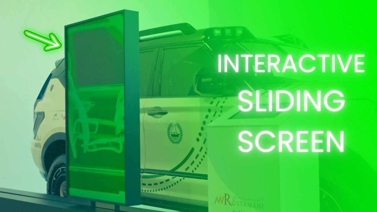 Interactive Sliding Screen | Lazulite Technology Services - YouTube