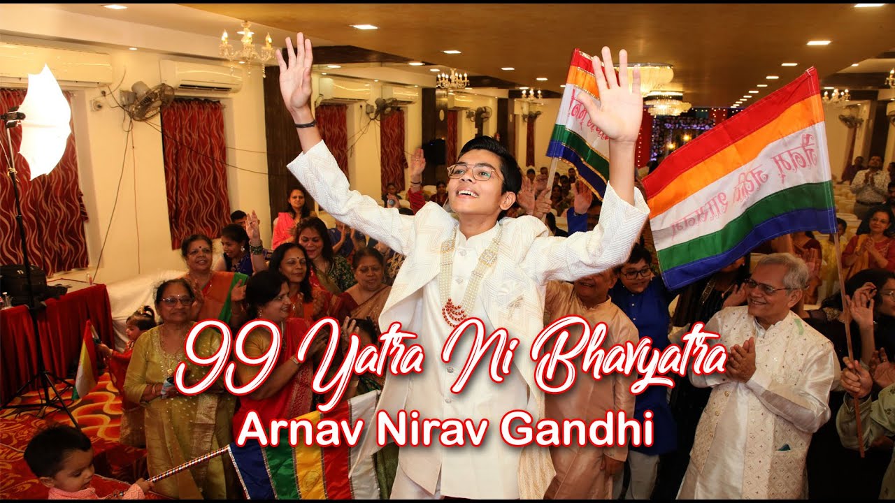 Shetrunjay 99 Yatra Ni BHAVYATRA ARNAV NIRAV GANDHI #jainsim # ...