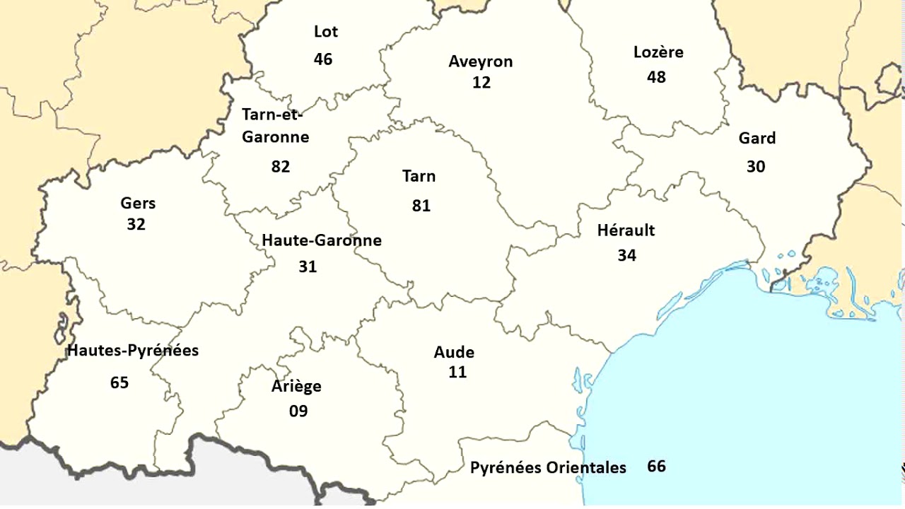 Géographie: la région Occitanie - YouTube