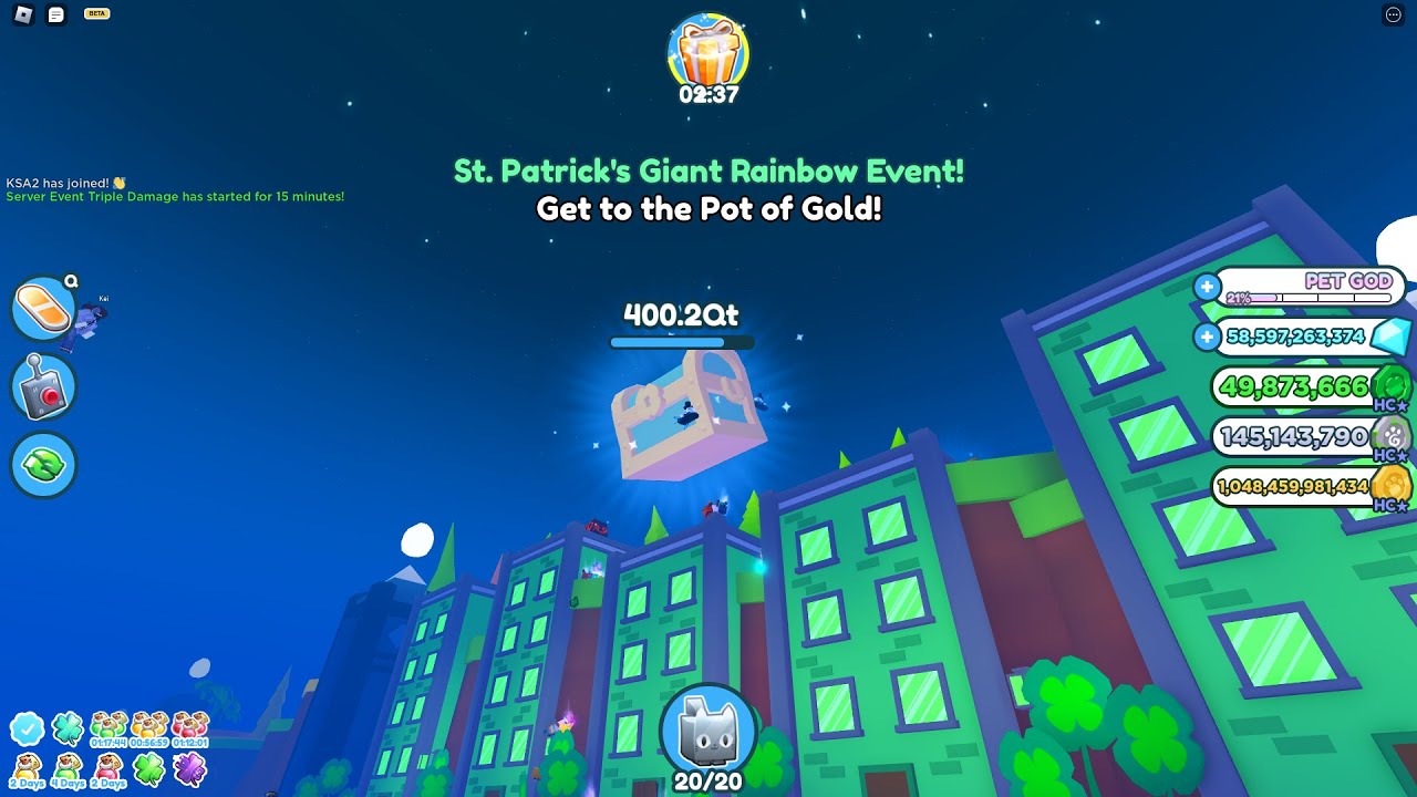 I JUST WITNESSED THE RAINBOW LUCKY EVENT IN ROBLOX PSX(GOT HUGE DRAGON ...
