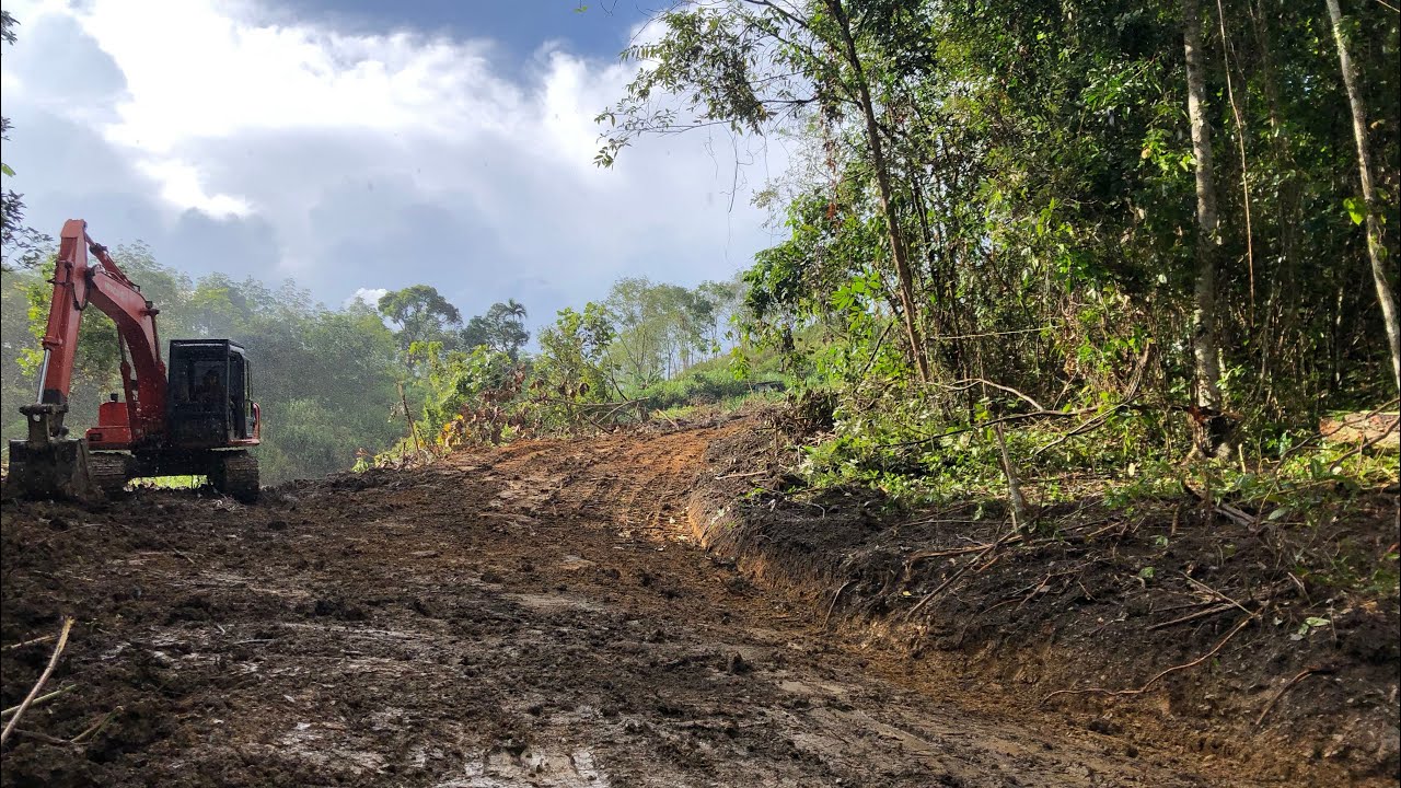 Construction of Farm Road - YouTube