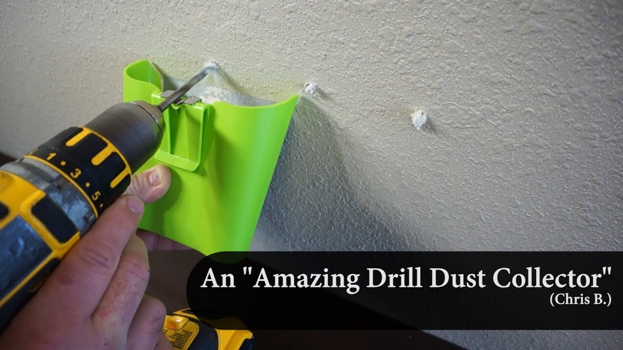 The Best Drill Dust Collector - The Dust Catcher® - YouTube