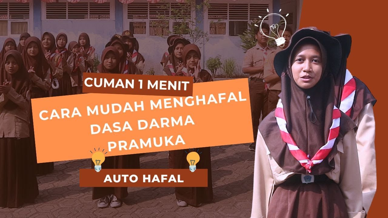 Cara Mudah Menghafal Dasa Darma Pramuka dengan Cepat - YouTube