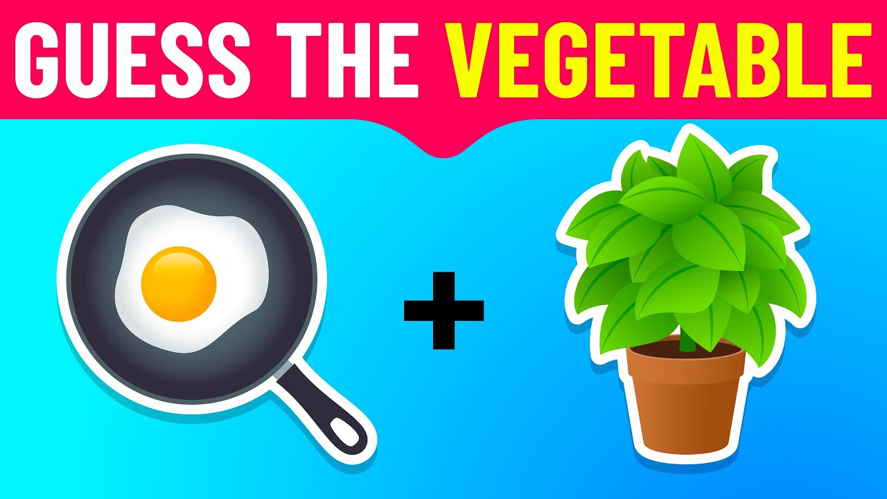 Can YOU Guess these 30+ Vegetables by Emoji? 🍅🥦 | Interactive Quiz ...
