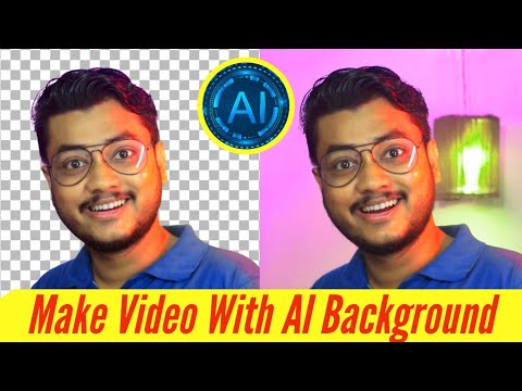 Make Video With AI Background || How To Make professional background ...