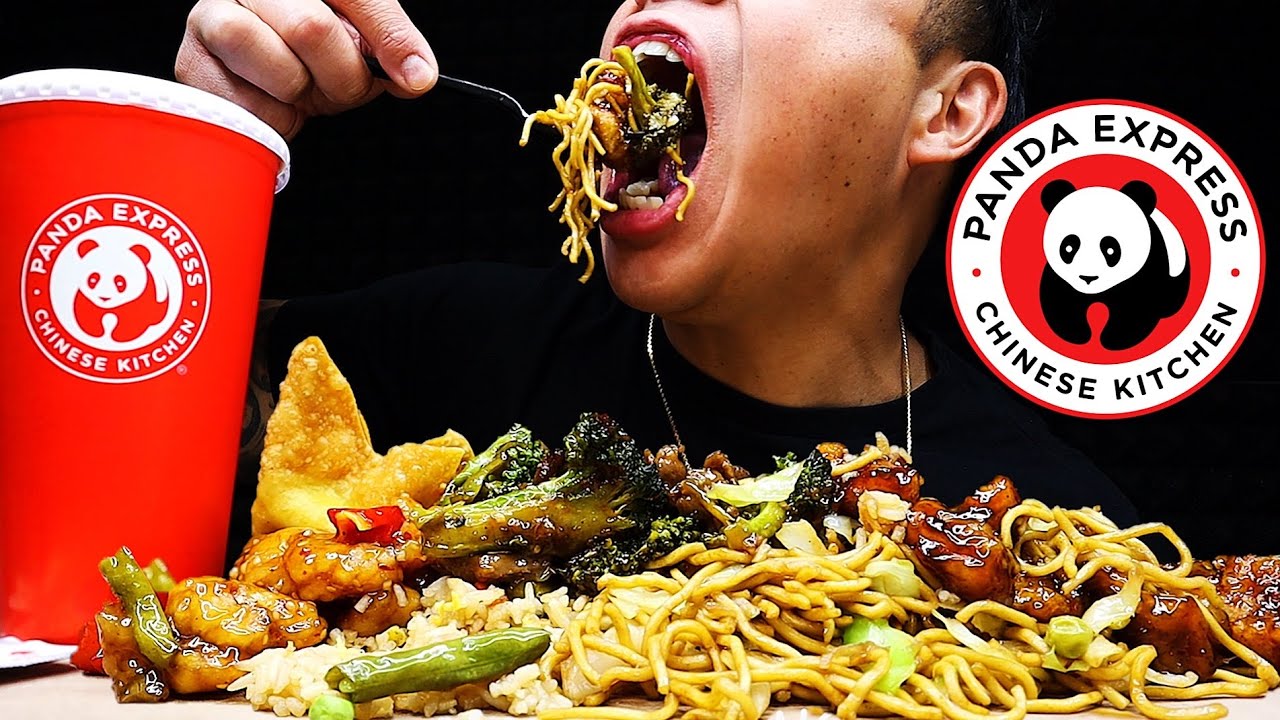 PANDA EXPRESS CHINESE FOOD ASMR - YouTube
