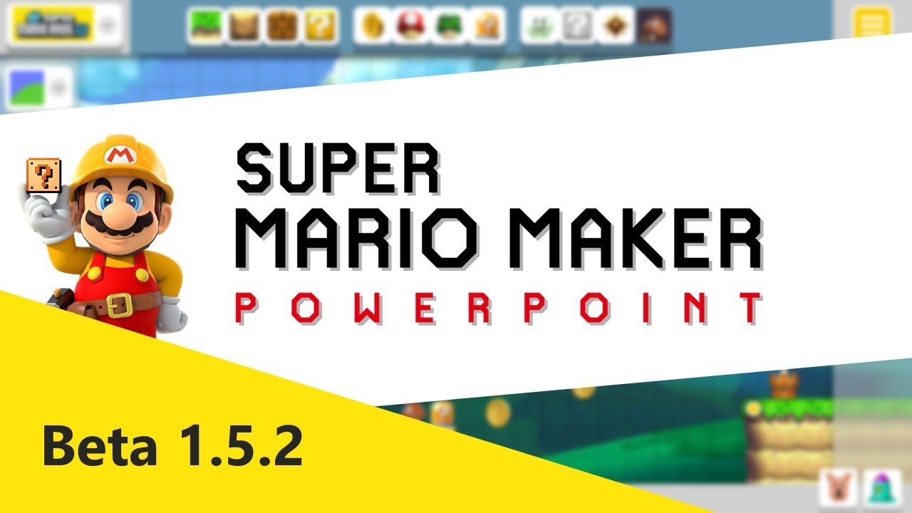 Super Mario Maker PPT Beta 1.5.2 – Gameplay - YouTube