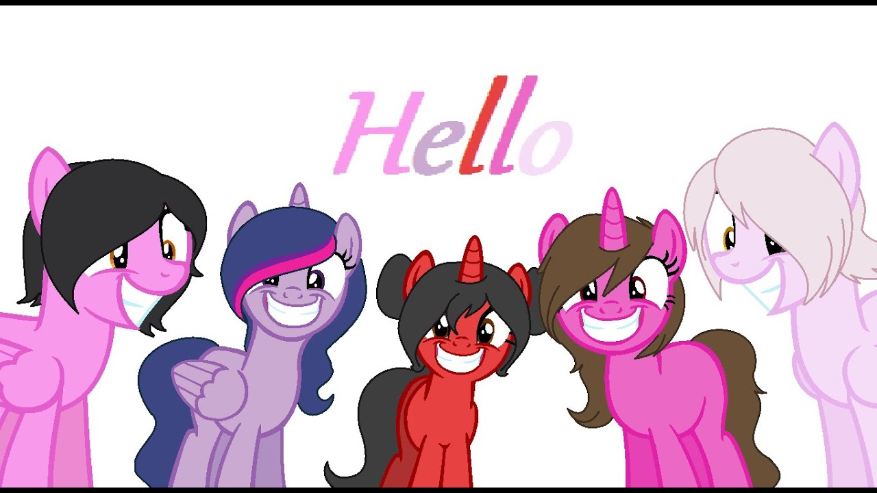 Hello! Speedpaint mlp base - YouTube