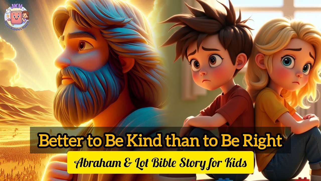 Kindness Wins! Abraham & Lot + Modern Kids Story | Bible Stories for ...