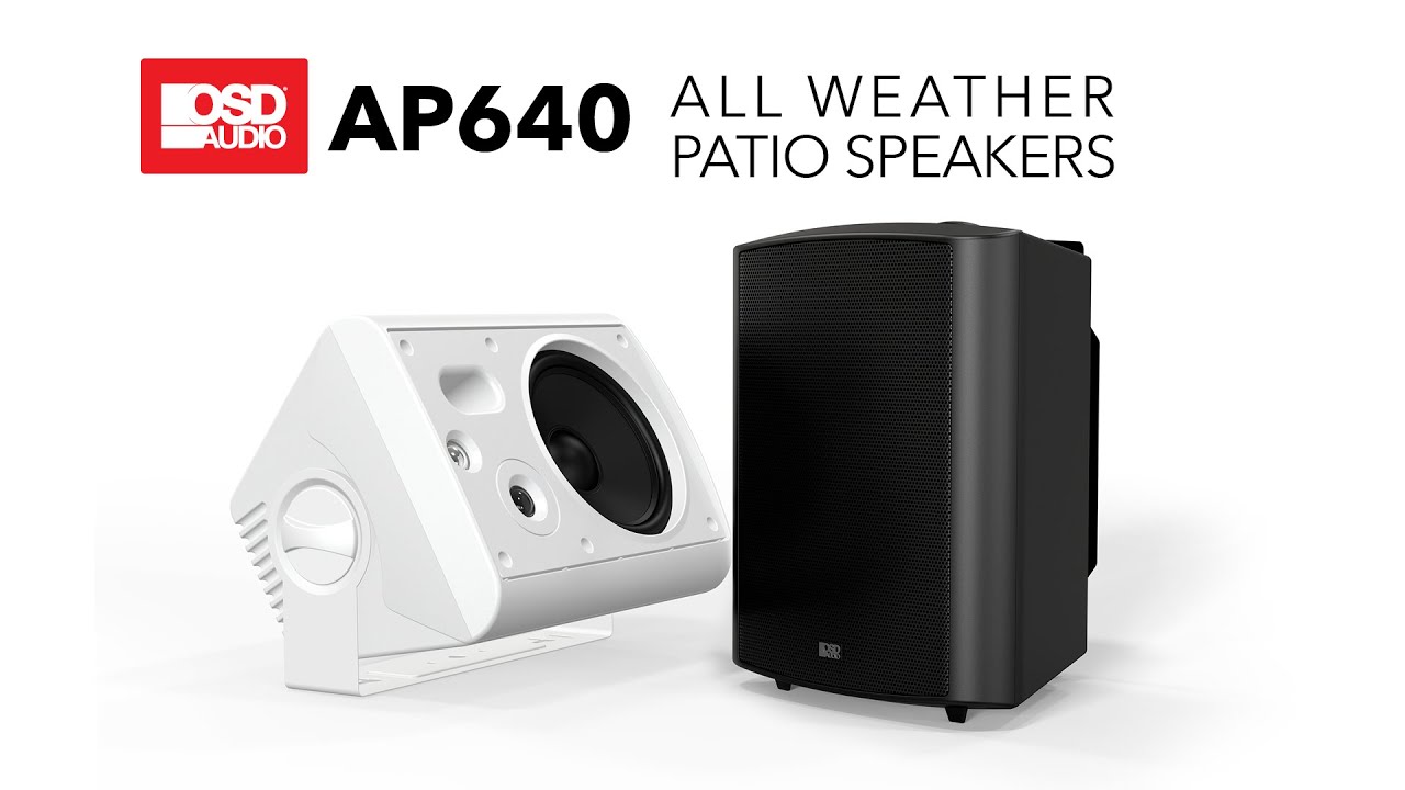 Elevate Your Backyard Experience: The OSD AP640 Outdoor Patio Speaker ...