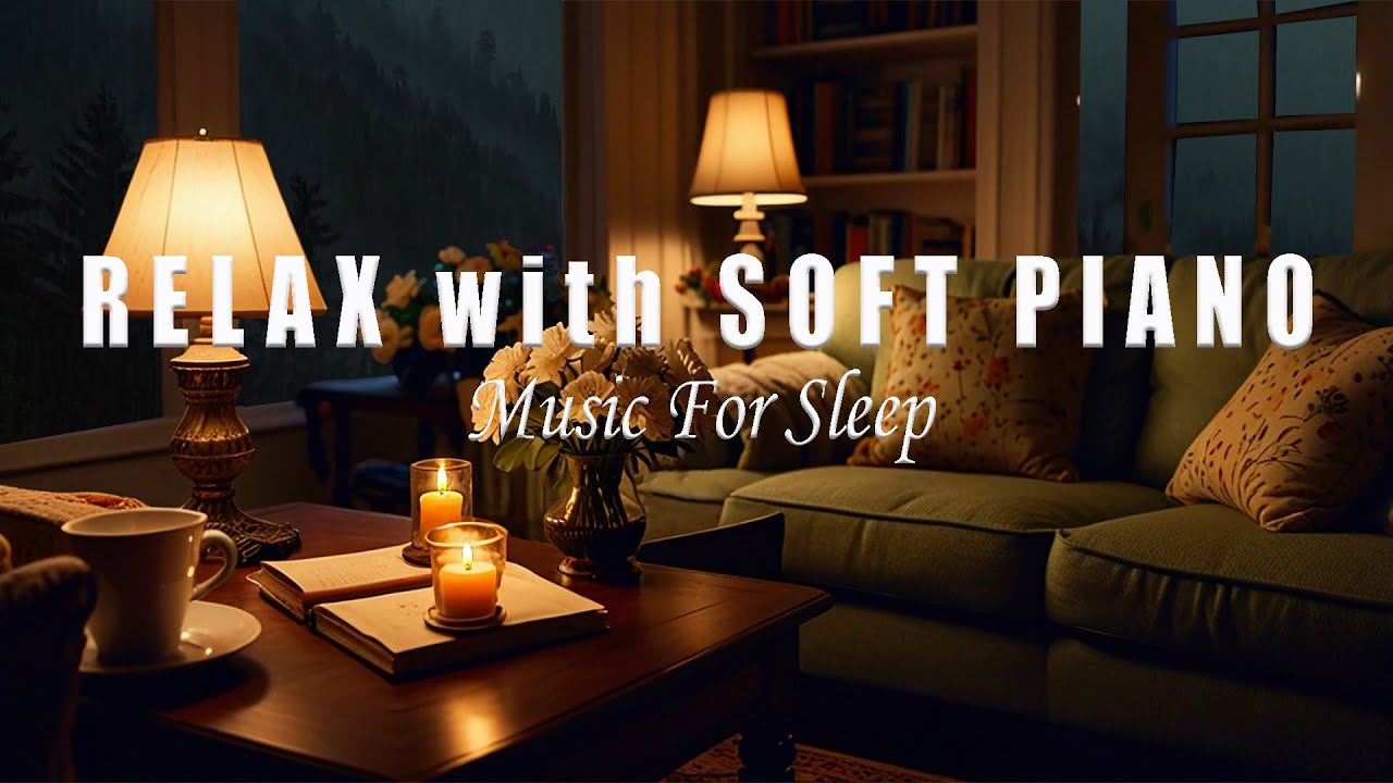 Warm Evening with Rain Sounds Falling Outside the Window - Relaxing ...