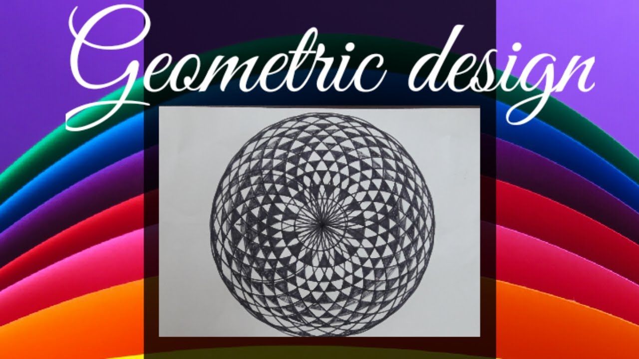 GEOMETRIC DESIGN/ circle design / - YouTube