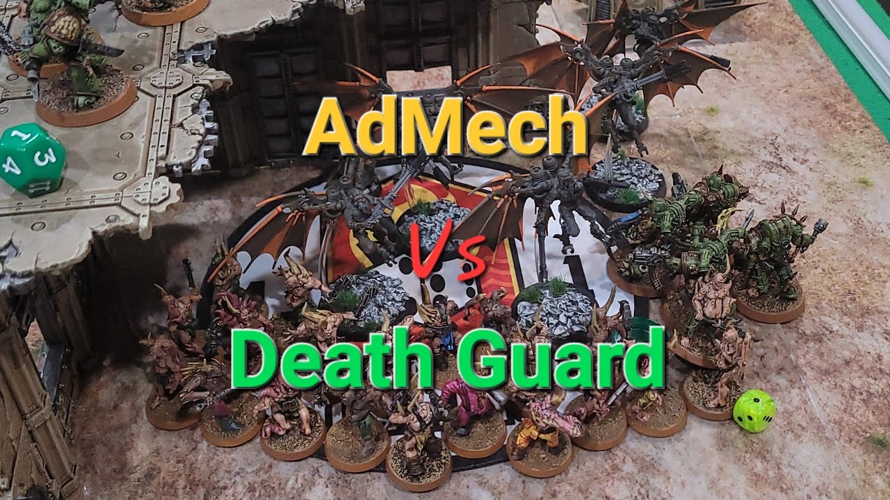 Warhammer Wednesday 120 Pox Walkers Vs AdMech - YouTube