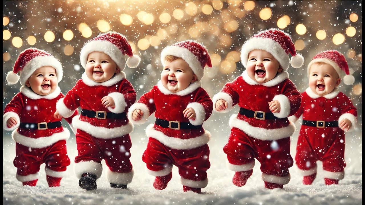 Jingle Bells For Children | The Energetic Dance Of Children During The ...